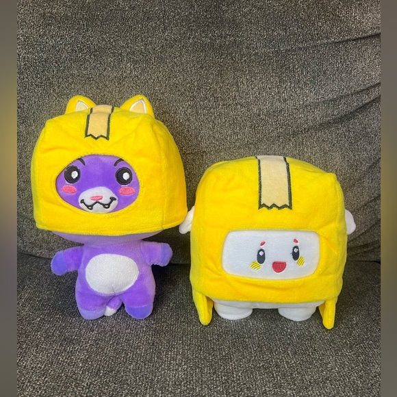Toys | Lankybox Foxy And Boxy Plush Set Of 2 Characters 8 Inches | Poshmark